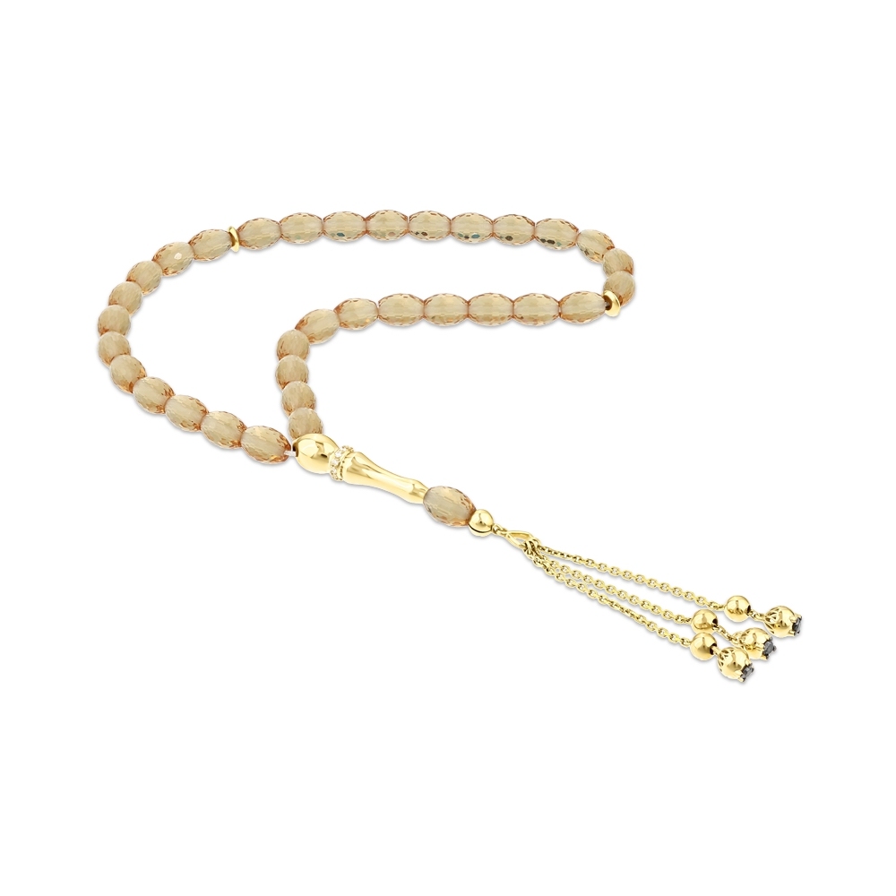 Quartz Altın Tesbih - 3002086427 / ZEN Pırlanta